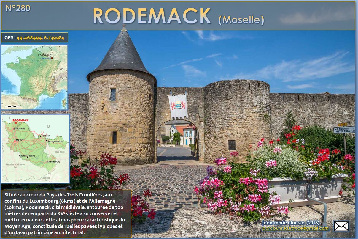Parcourir la France: 280 - RODEMACK. (Moselle - 57)