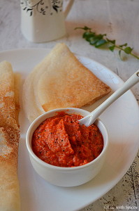 Life with spices: ANDHRA RIPE RED CHILLI CHUTNEY