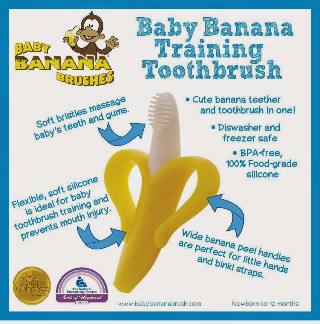 All Things Children: Baby Banana Infant Training Toothbrush