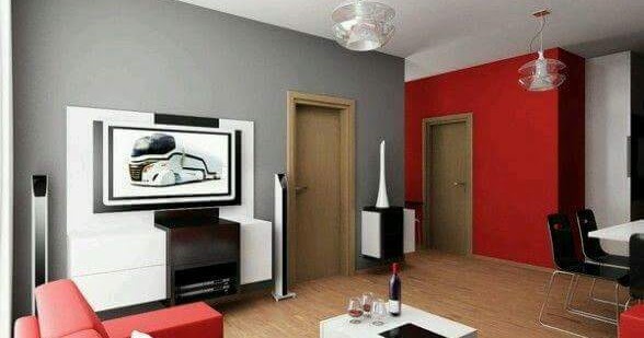 ¿CÓMO DECORAR TU SALA DE COLOR ROJO? : Decoración del Hogar, Diseño de ...