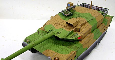 Type-10 Tank Papercraft | Paperized Crafts