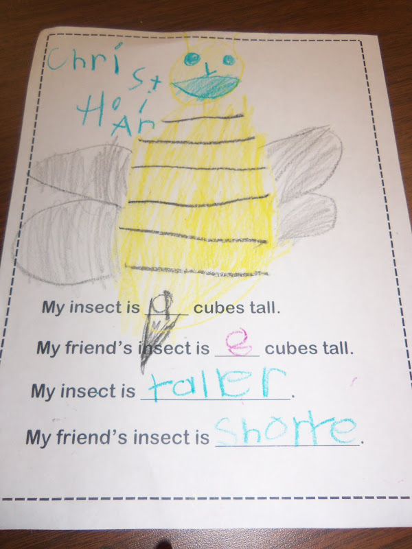 Mrs. Wood's Kindergarten Class: Insect Measurement