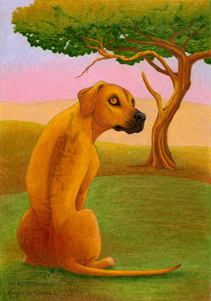 Brain Drain: Art and Sketches by Jillian Lambert: Rhodesian Ridgeback ...