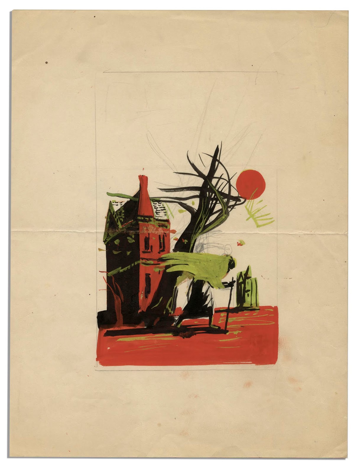 PUMPKINROT.COM: The Blog: Joseph Mugnaini Rough Drafts