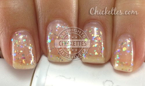 Manic Talons Nail Design: Lattice, Glitter and Dots - A Dreamy Combination