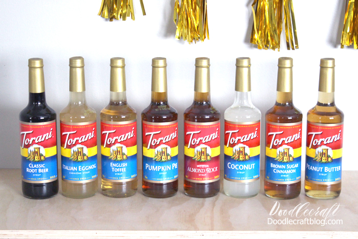 Winter Hot Chocolate Bar with Torani Syrup!