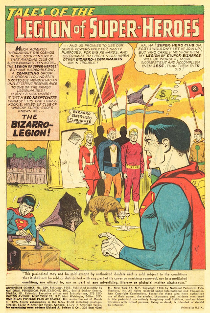 Days of Adventure: Adventure Comics # 329, February, 1965