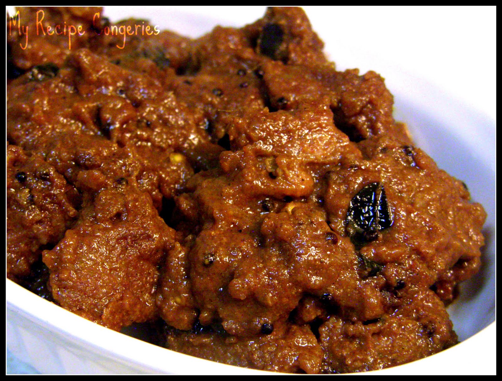 My Recipe Congeries: Mutton Masala