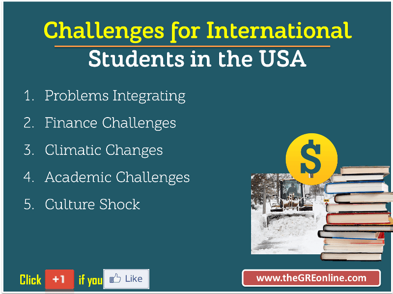 Challenges for International Students in the USA - GRE Exam Materials