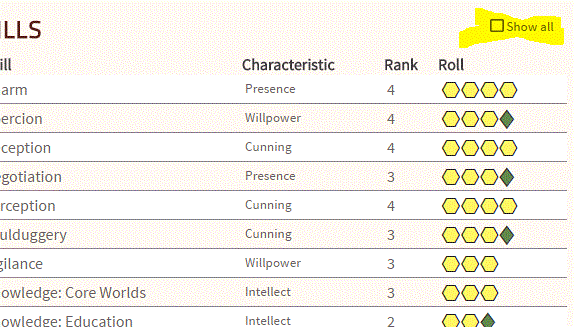Star Wars Adversaries / SWRPG NPC – non player character database and ...