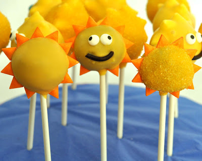 Beki Cook's Cake Blog: Summer Sunshine Cake Pops