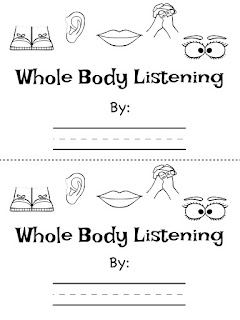 Little Owl's Teacher Treats: Whole Body Listening