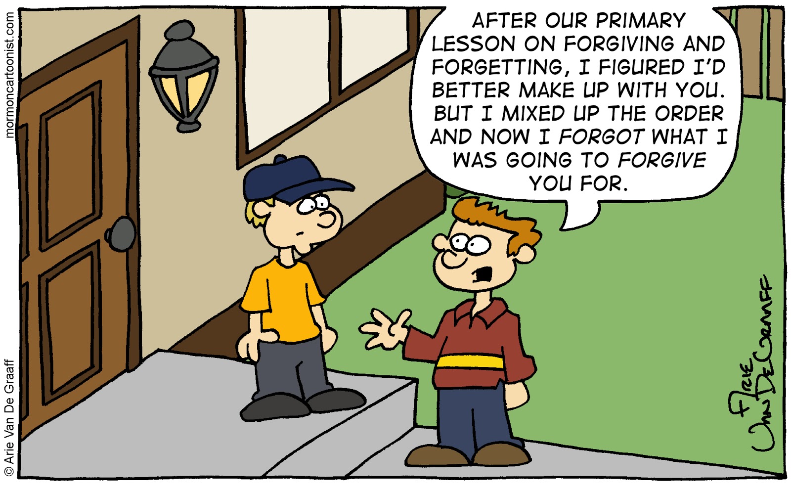 Ward Cartoonist: Forgive and Forget