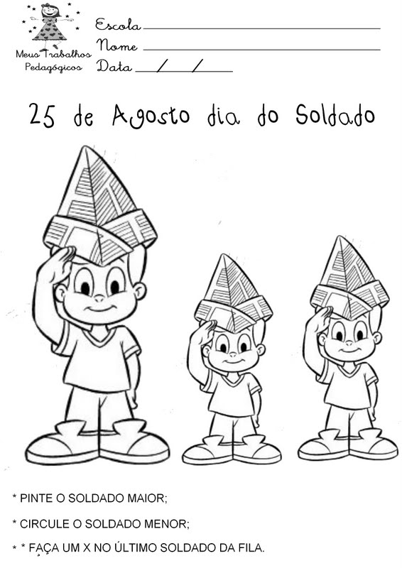 Atividades dia do soldado