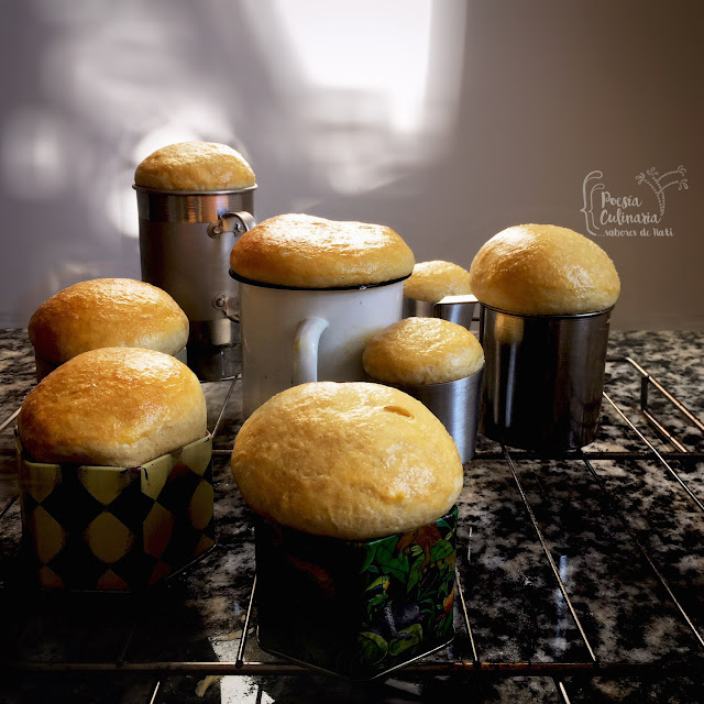 Poesía Culinaria . Sabores de Nati: Cuencos de pan / Pan en lata