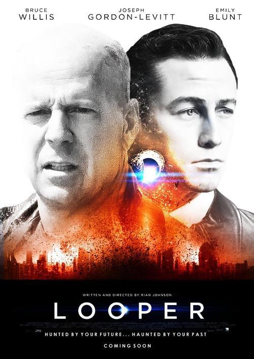The Geeky Nerfherder: Movie Poster Art: Looper (2012)