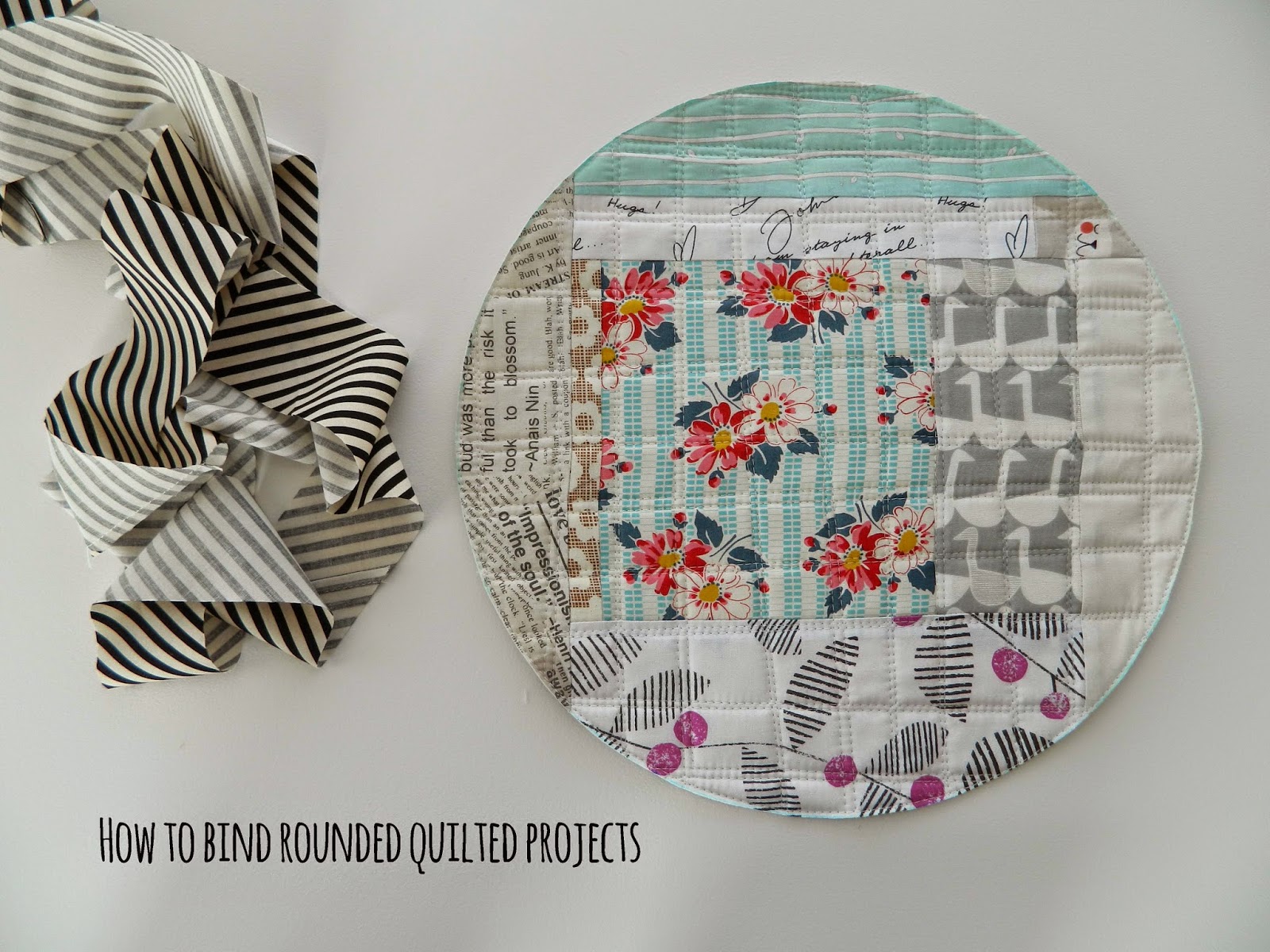 how to bind rounded quilted projects | s.o.t.a.k handmade | Bloglovin’