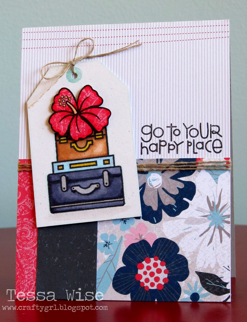 CRAFTY GIRL DESIGNS: Happy Travels Card