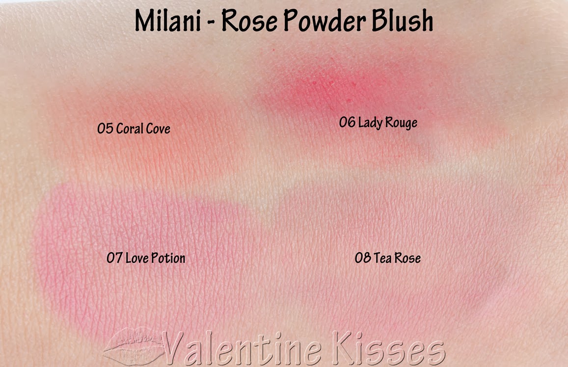 Valentine Kisses: Milani Rose Powder Blush - 4 new limited edition ...