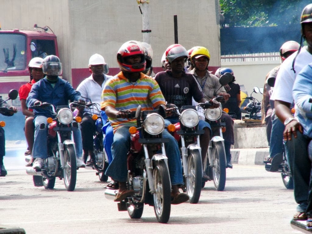 Photos of Nigeria: Sights of Okada (Commercial Motorcycles) on Nigerian ...