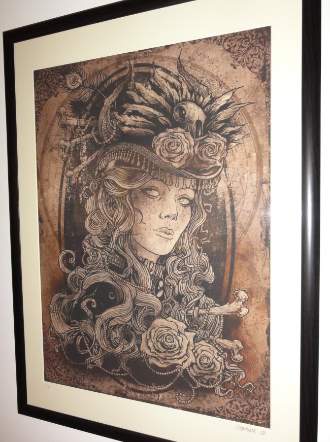 INSIDE THE ROCK POSTER FRAME BLOG: Godmachine – “The Witch” Art Print ...