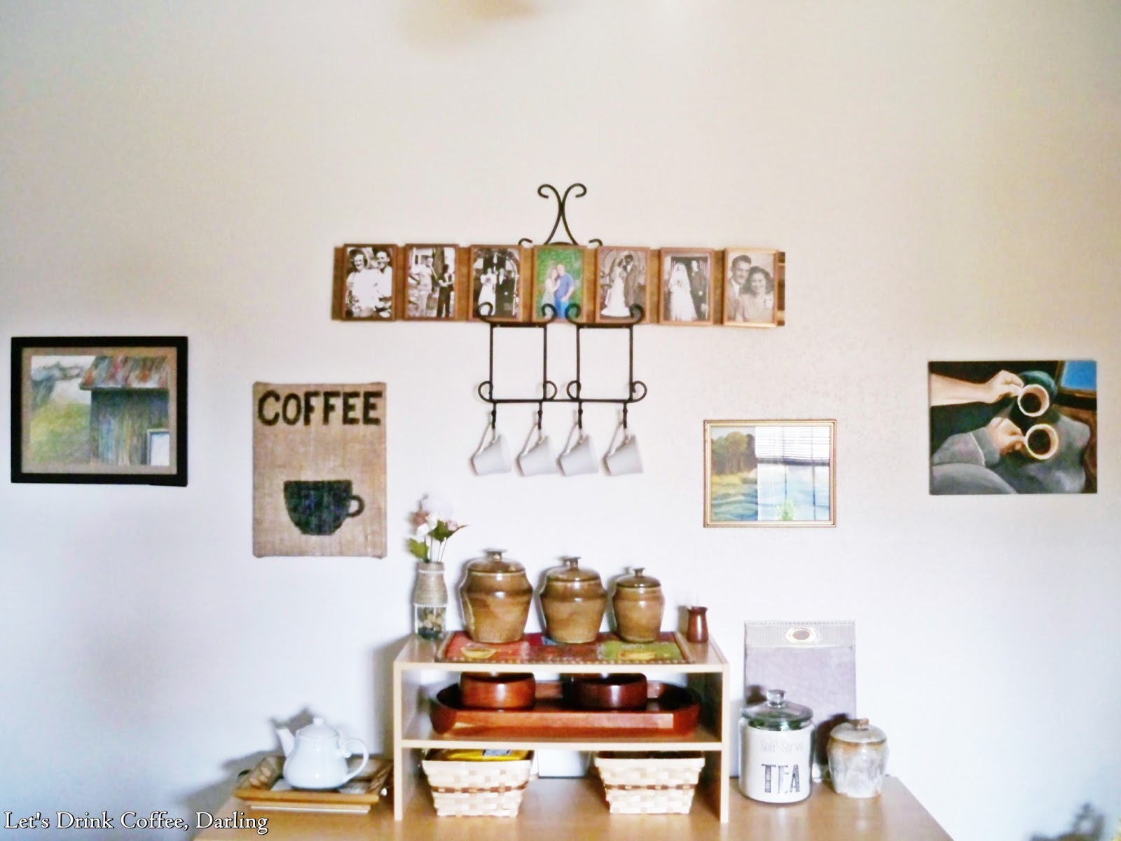 Let's Drink Coffee, Darling: Making Our Apartment Our Home: Coffee Bar ...