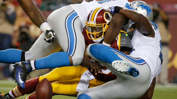Redskins Player Questions Team Keeping RG3 in Preseason Game | FootBasket