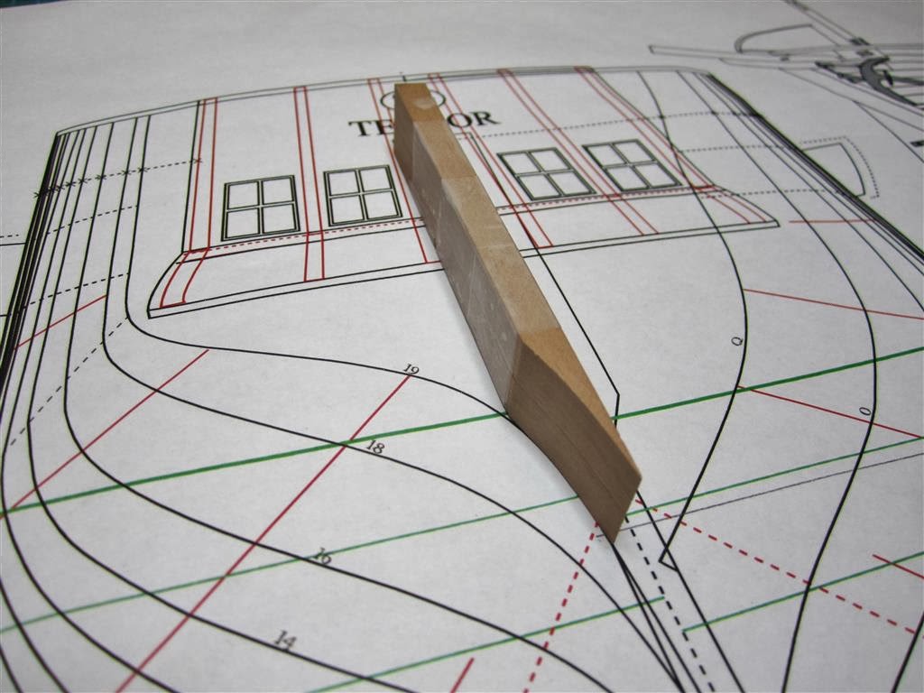 Building HMS Terror: OLIVER LANG'S STERN