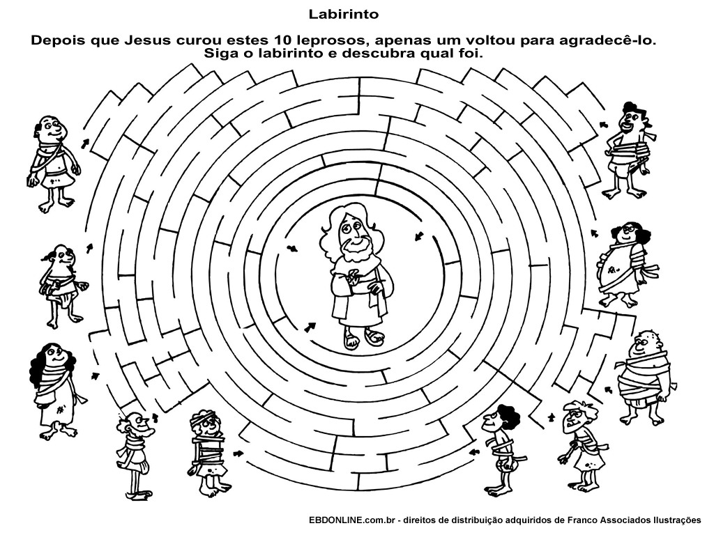 Aprende Brincando: Labirintos Bíblicos