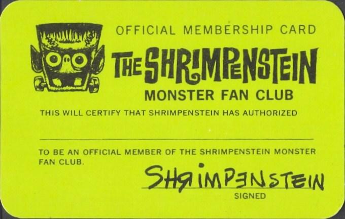 Magic Carpet Burn: Shrimpenstein Monster Fan Club Shrimphenalia