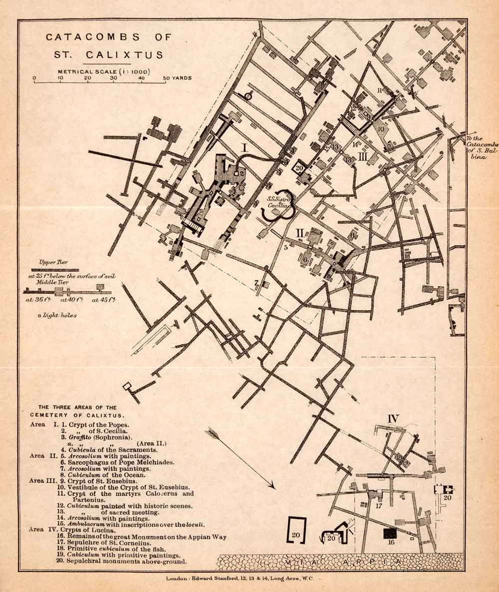 Catacomb of St. Callixtus Rome: Christian Cemetery