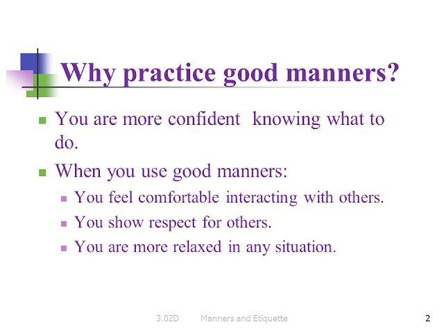 40 GOOD MANNERS FOR KIDS AND ADULTS.