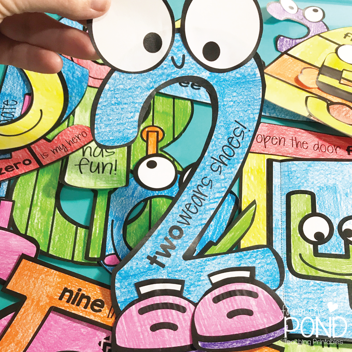 One Page Number Crafts | Frog Spot | Bloglovin’