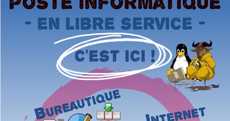 Médiathèque d'Aurseulles: PC en libre service