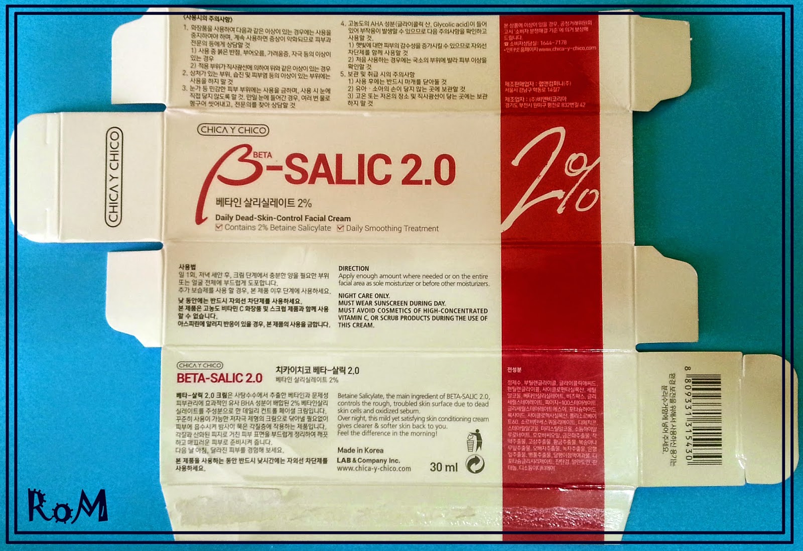 realm of madness ...]]: [CHICA Y CHICO] Beta-Salic 2.0 (Miracle Cream)