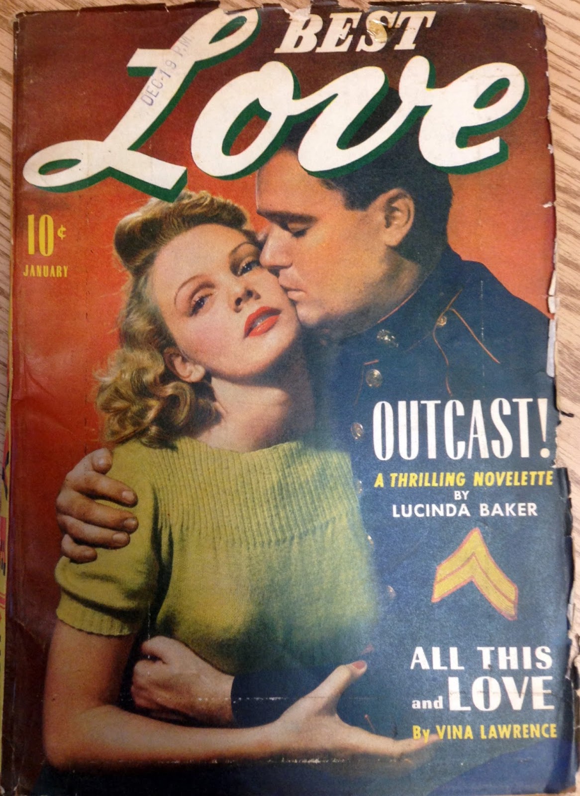 Timely-Atlas-Comics: BEST LOVE - A Pulp? A Comic? It's Both!