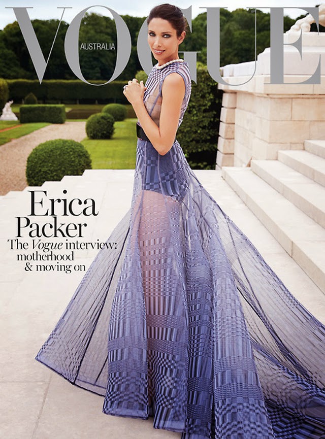 Australian model Erica Packer covers Vogue Australia November 2013 ...