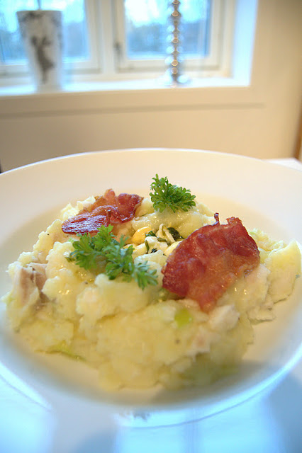 reminiscence kitchen: Mors plukkfisk med bacon og eggesmør