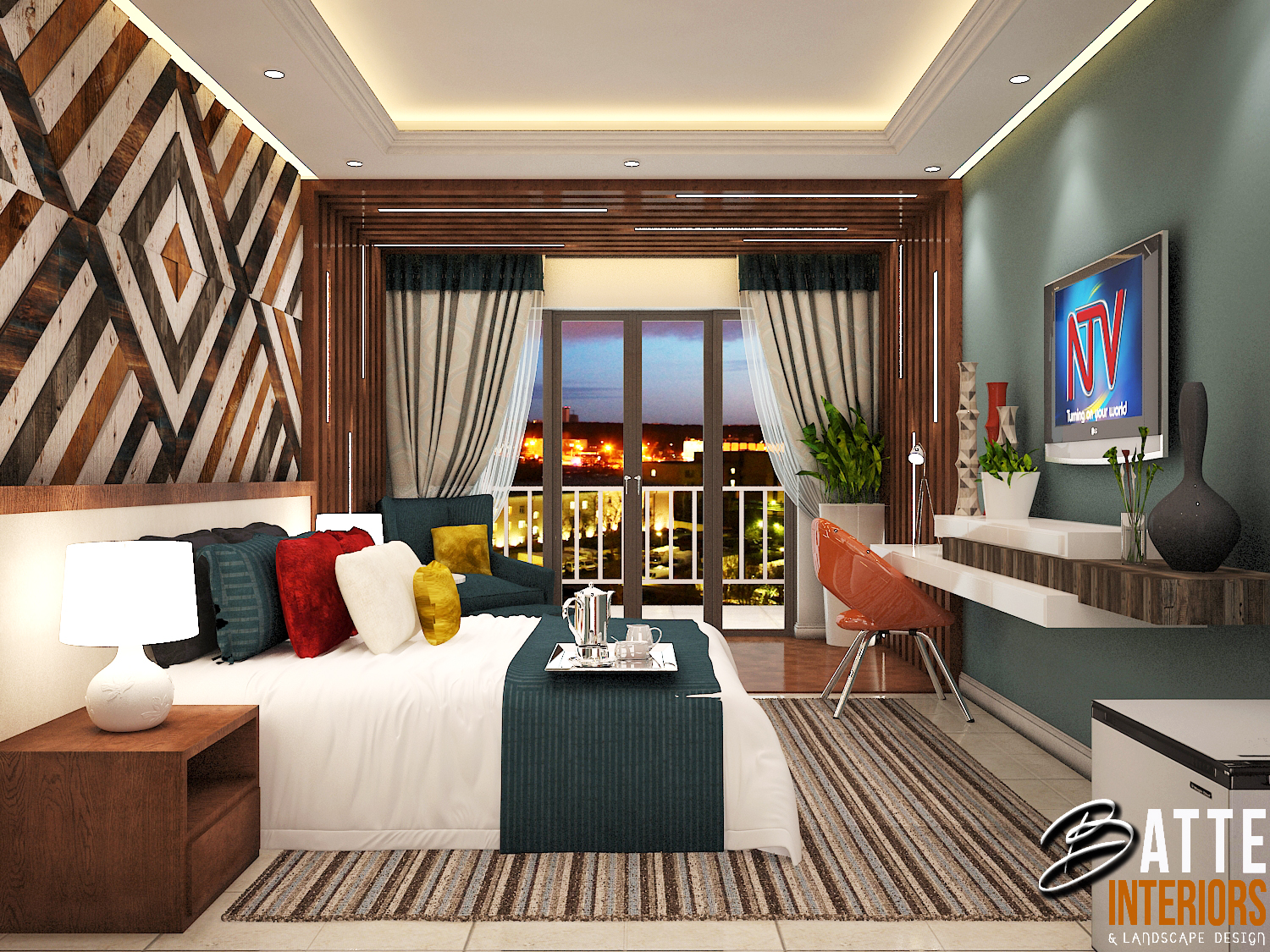 INTERIOR DESIGN UGANDA: Hotel room Design by Batte ronald