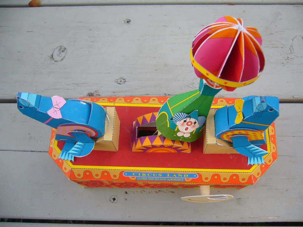 Brinquedos Autômatos - Automata toys - Bastelbögen Mechanischen ...