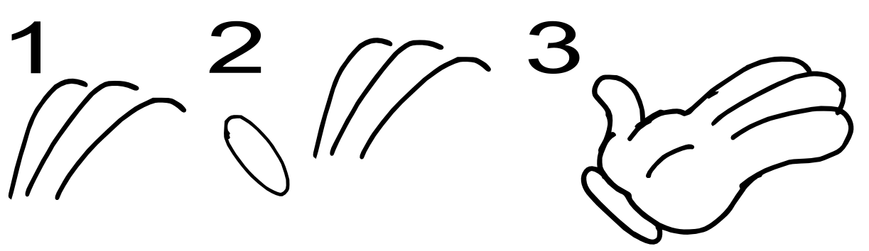 Smelly Finger Salute: How To Draw Cartoons- Drawing Cartoon Hands Made ...