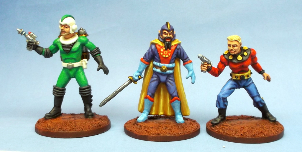 Brigantes Studio: Flash Gordon, Ming the Merciless and a Jet man
