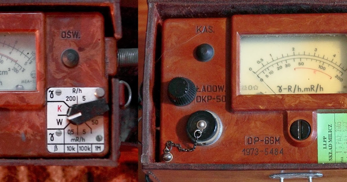 Promieniotwórczość wokół nas - fakty i mity: Rentgenoradiometry DP-66 i ...