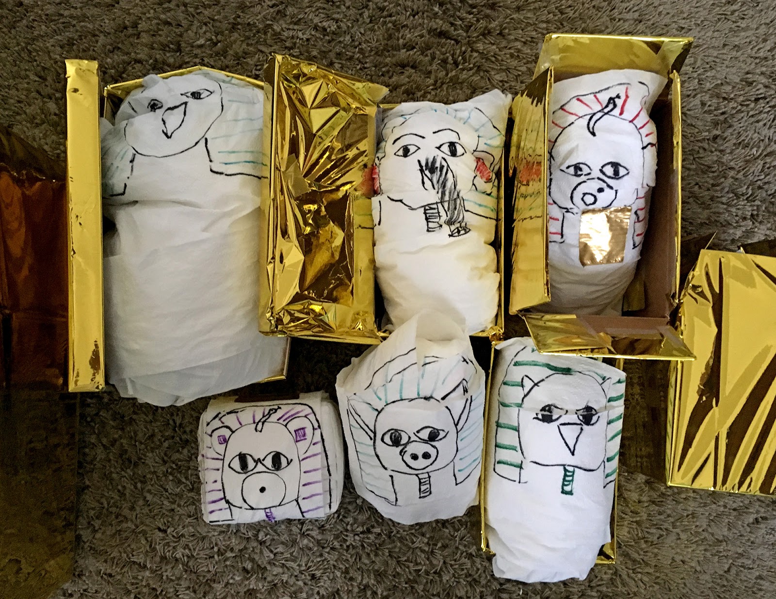 A school of fish: Egyptian Feast and Treasure Hunt