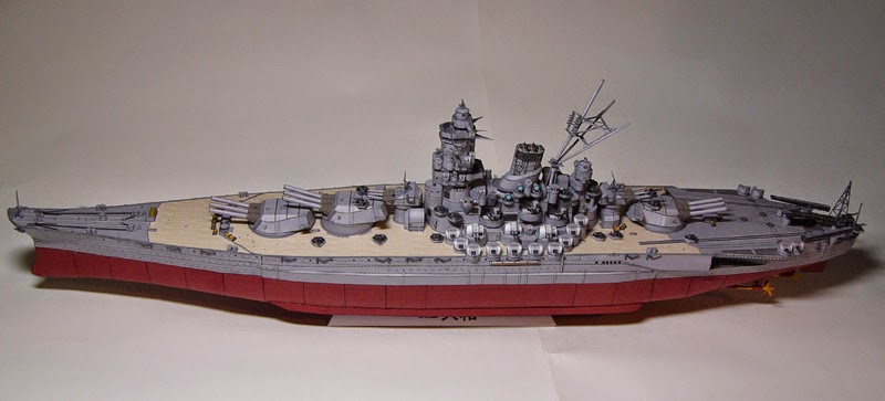 Papermodel Kapal Perang & Lain2: Paper Model IJN Yamato