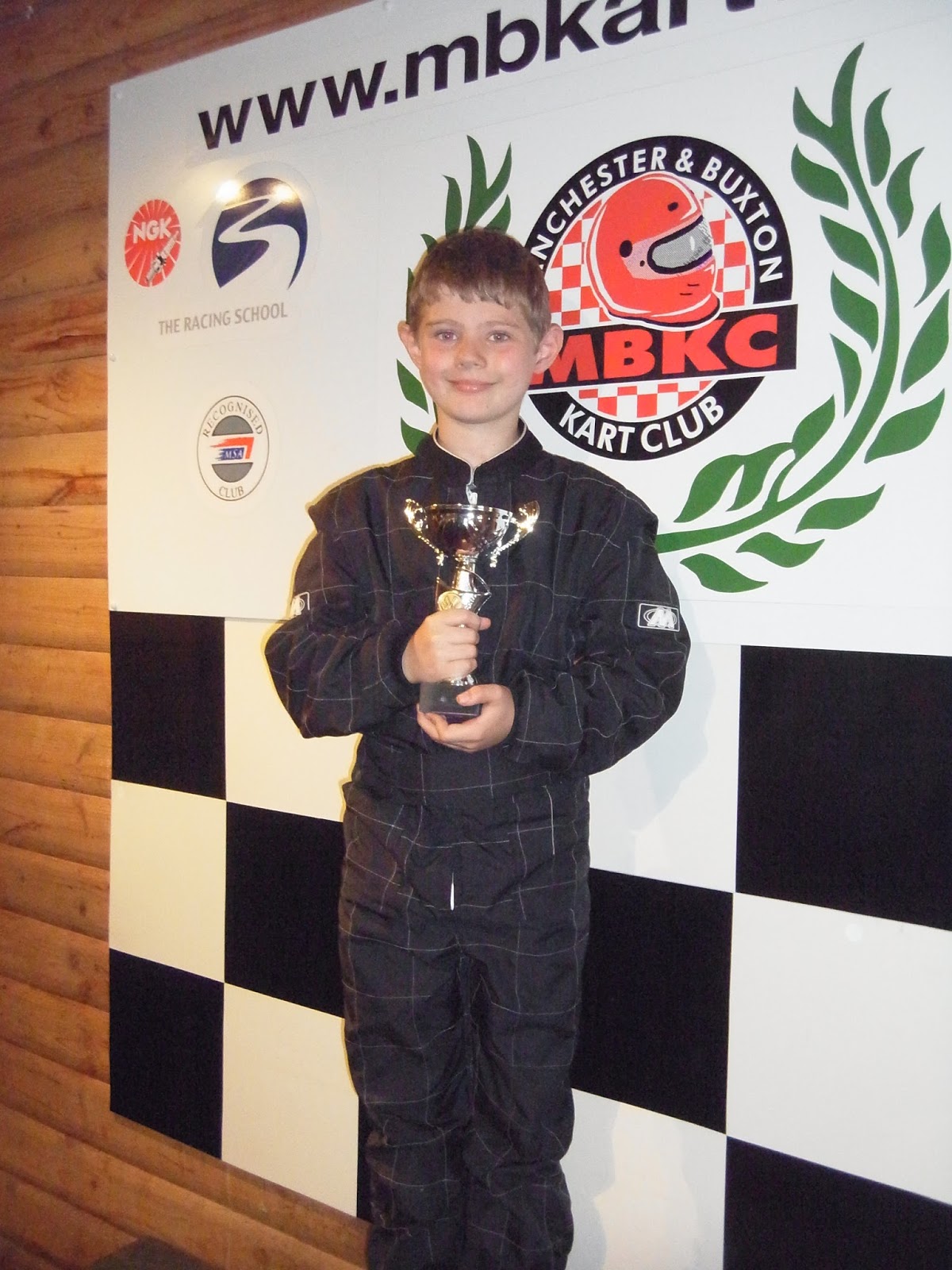 Samuel and Jacob Kart Racing: Manchester & Buxton Kart Club - Top Novice!