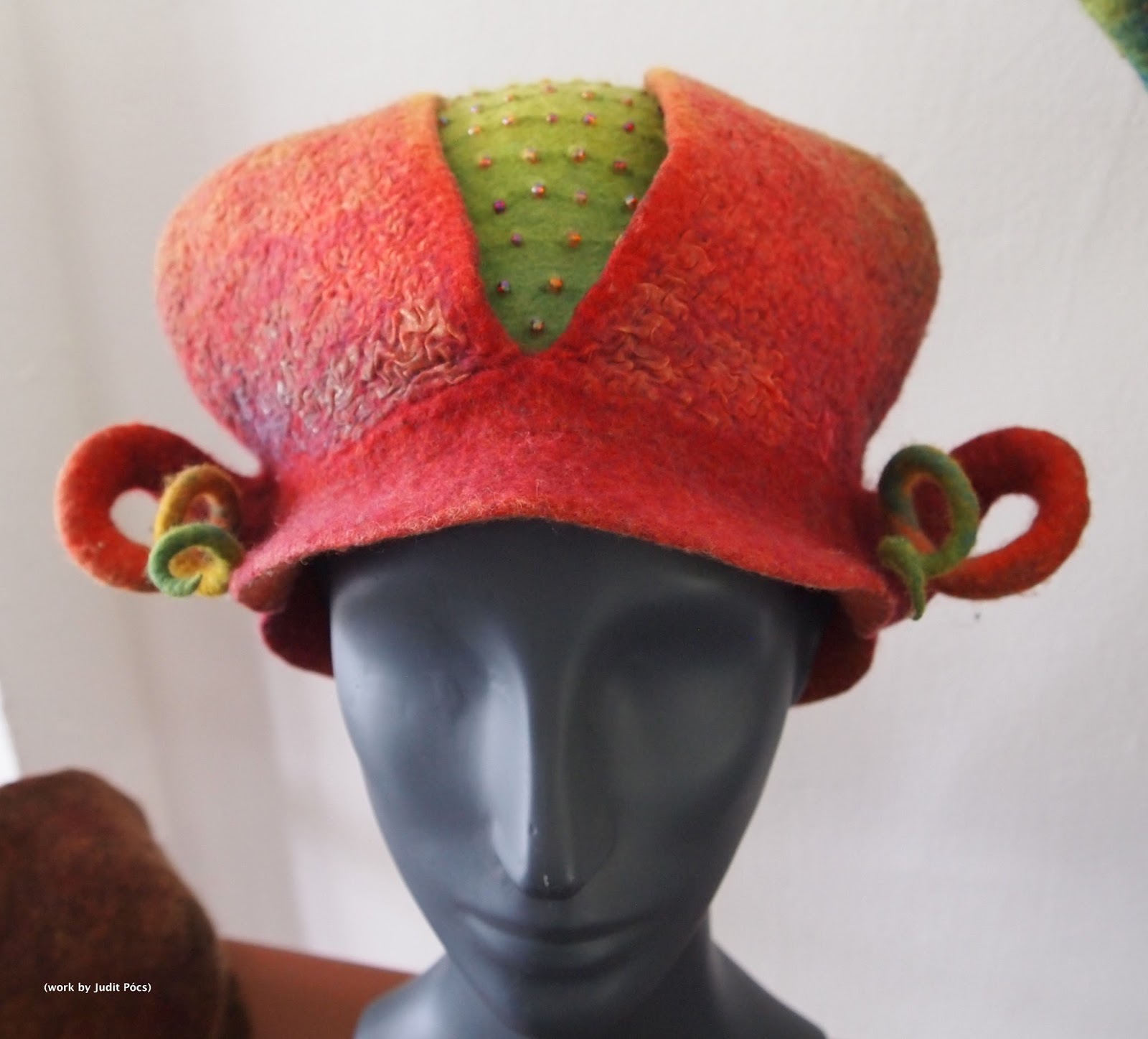 Wool love-functional fiber art: Inventive Hungarian Hat Workshop- Part 1