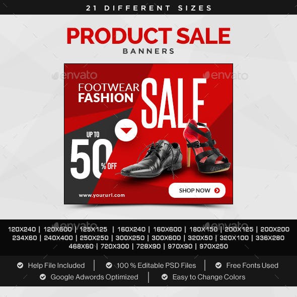 300+ Best Product Sale Banner Templates | Free & Premium