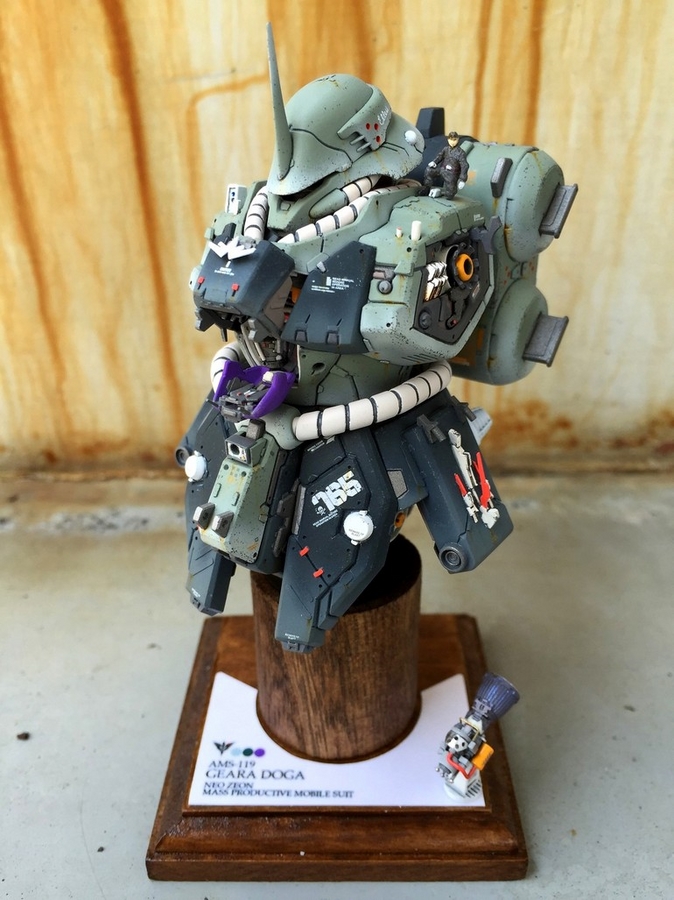 Custom Build: HGUC 1/144 Geara Doga "Bust Model" - Gundam Kits ...