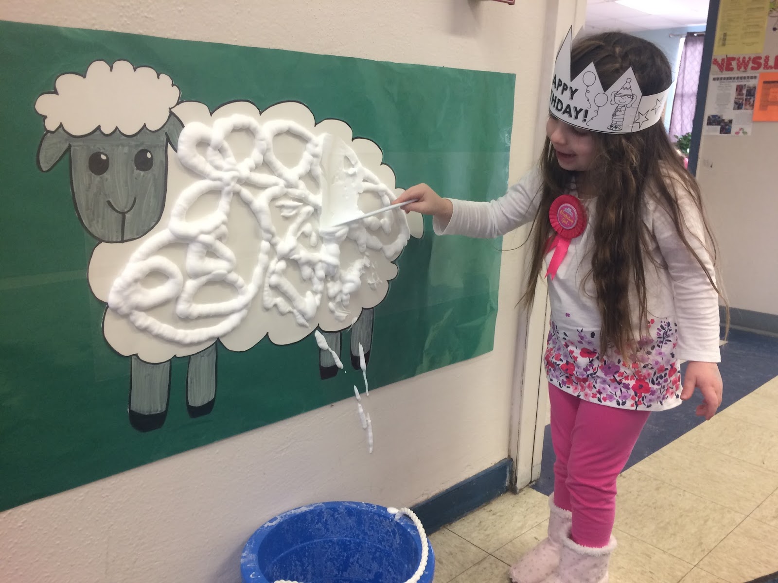 Mrs. Clute's Preschool Classroom: Shearing Sheep